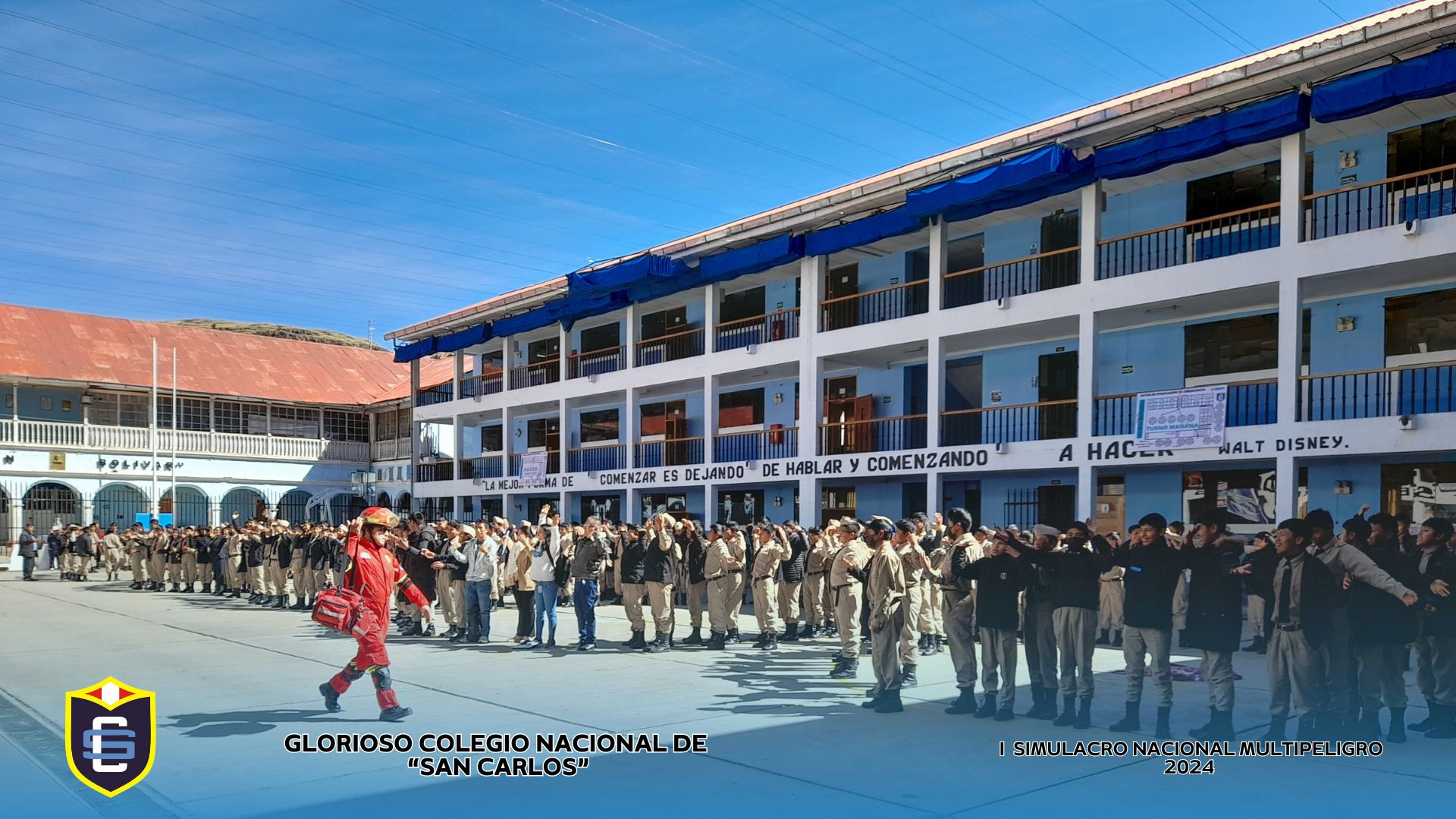 SIMULACRO NACIONAL 2024 - Institución Educativa Integrada Glorioso de ...